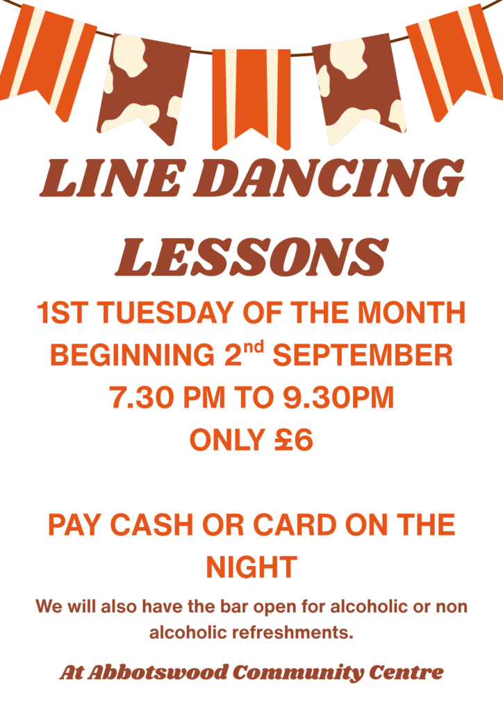 Line Dancing Lessons - 1st Tuesday of the month (starting 2nd September ...